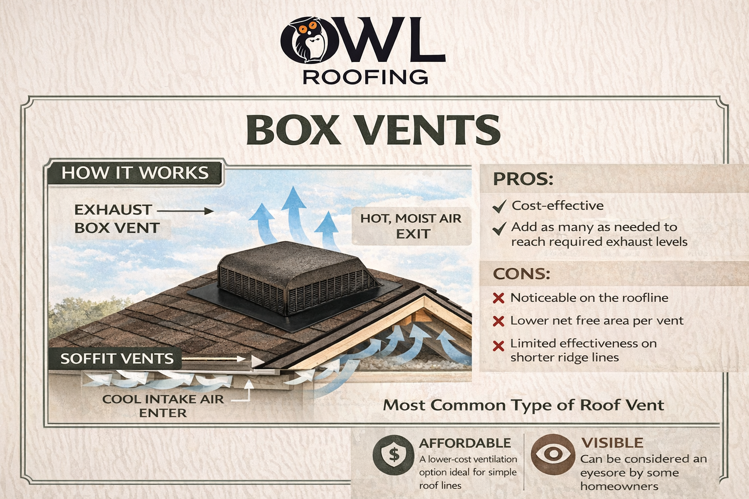 Types of Roof Vents: a Homeowner’s Guide to Proper R... | Owl Roofing